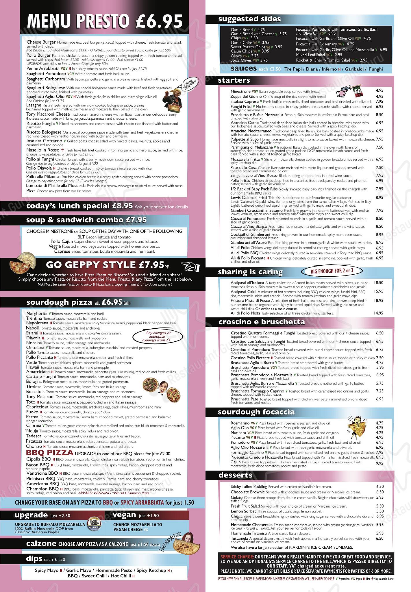 Menu at Mandarin Restaurant, Motherwell