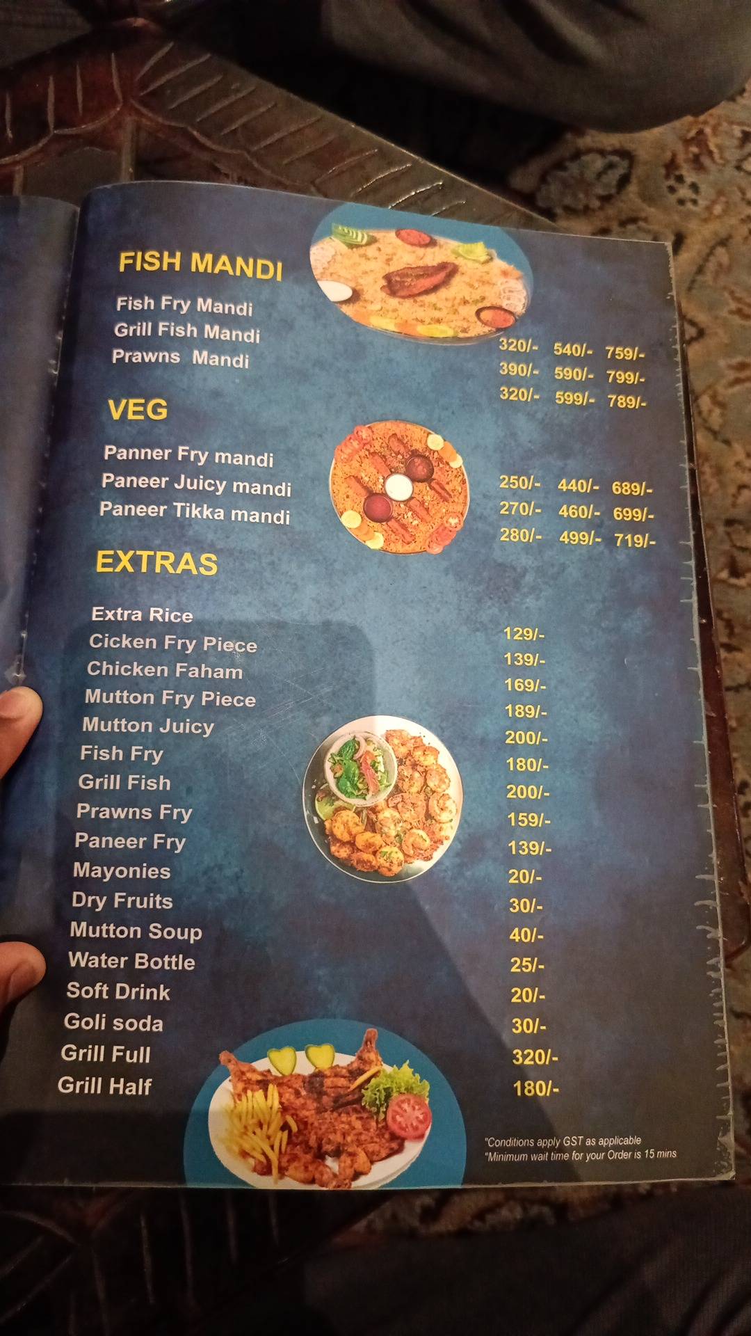 Menu at Mandi@26 Arabian Restaurant, Karimnagar