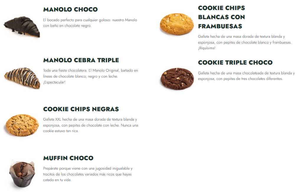 Carta del pub y bar Manolo Bakes, Murcia