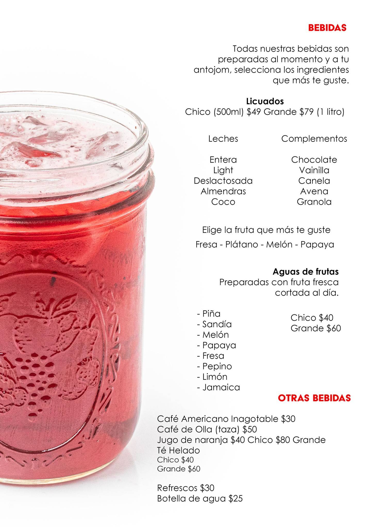 Carta del restaurante Mapolato, Piedras Negras, Av. Roman Cepeda 511