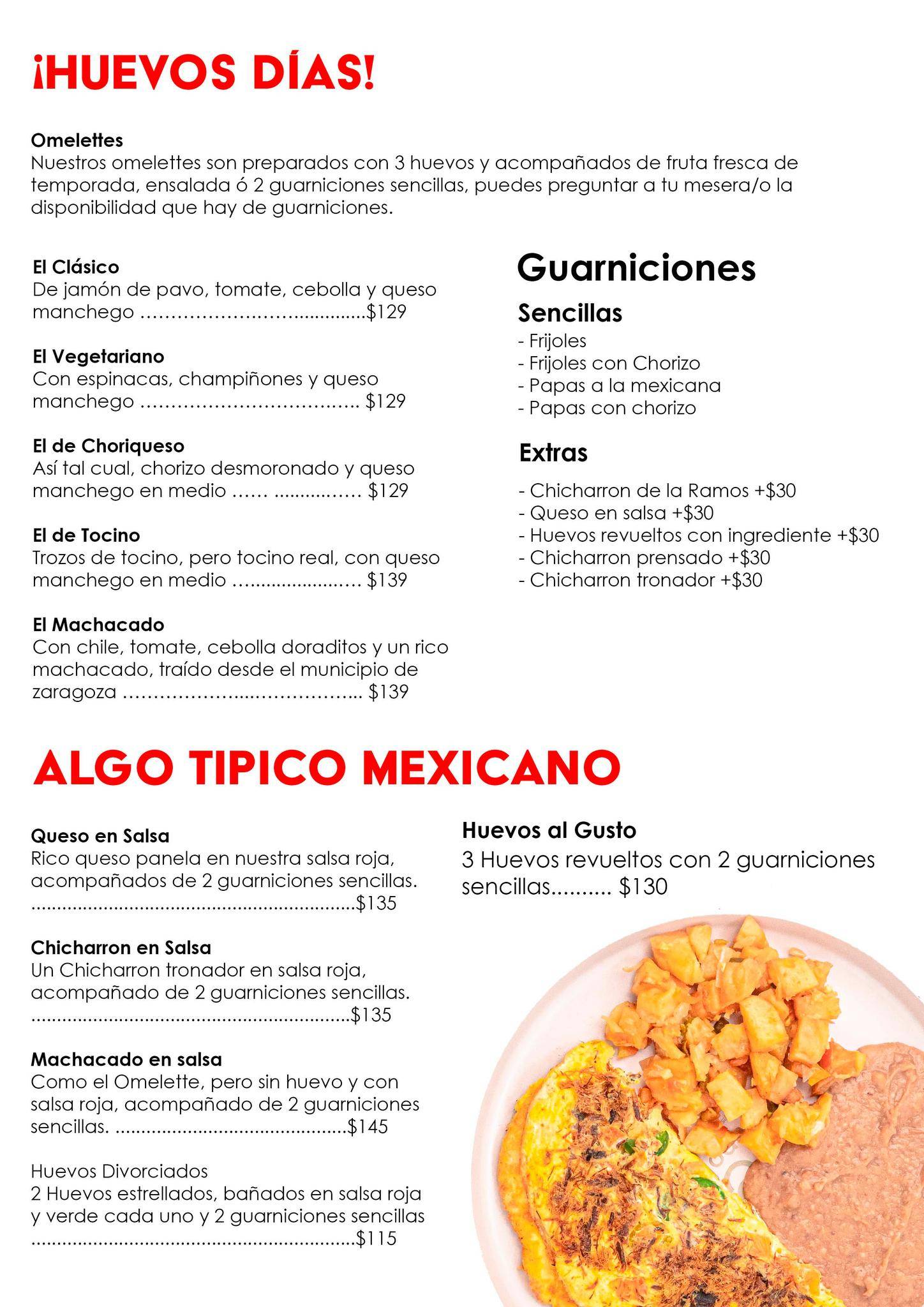 Carta del restaurante Mapolato, Piedras Negras, Av. Roman Cepeda 511