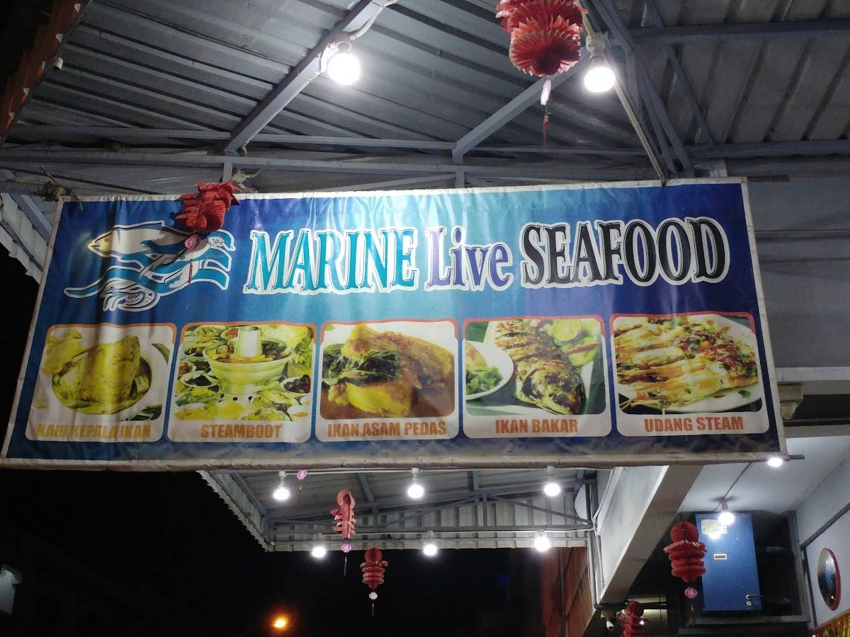 Carta del restaurante Marine Live Seafood, Batam, Komplek Dian Center ...