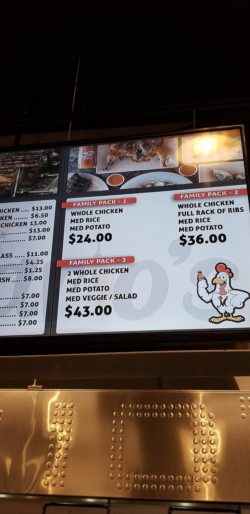 Menu at Mario’s bbq Oakville, Oakville
