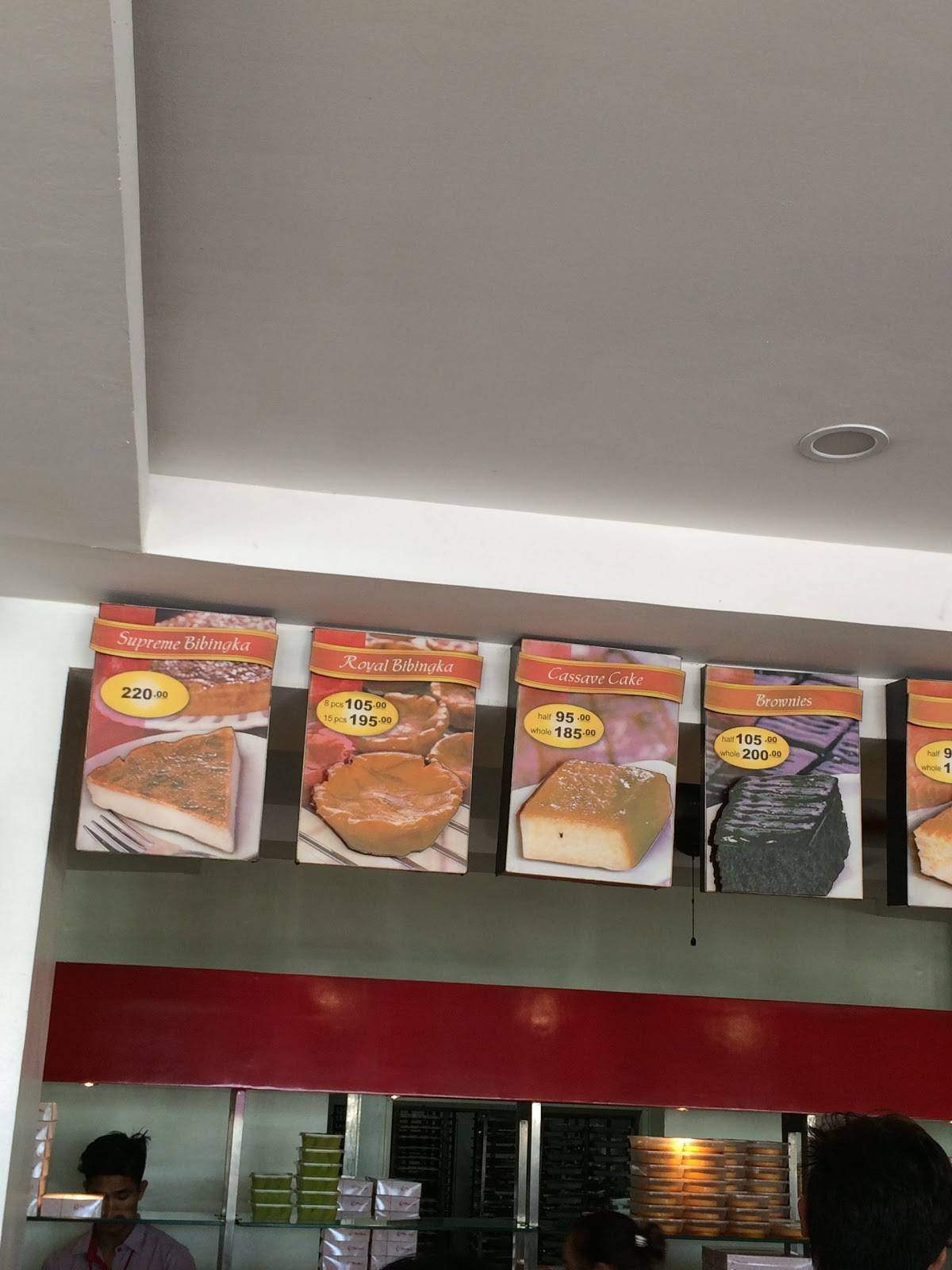 Menu at Marsha's Delicacies cafe, Bantay, HCQ9+R9G