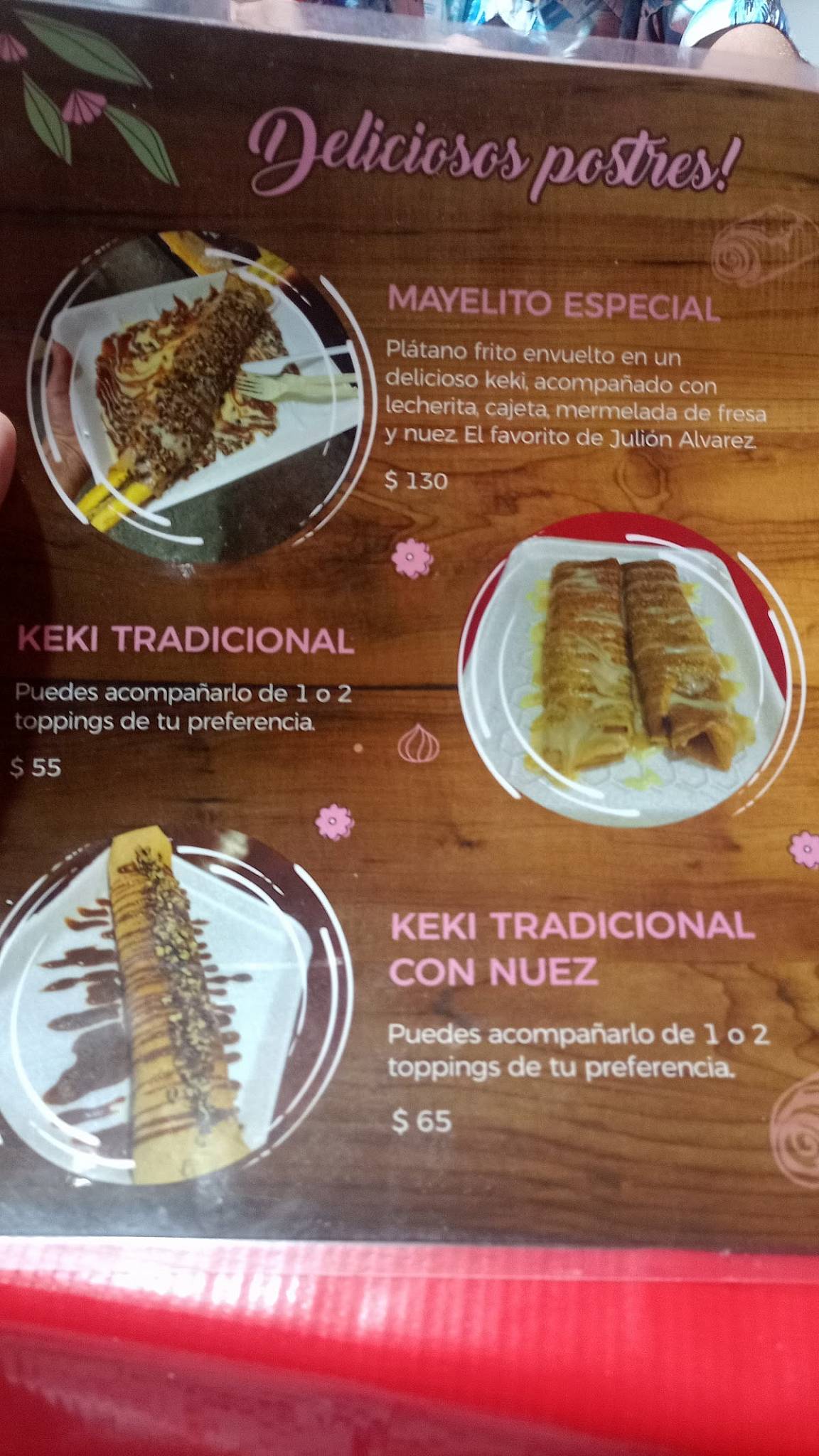 Carta del restaurante Cenaduria Julia Y Mayel, Mazatlán