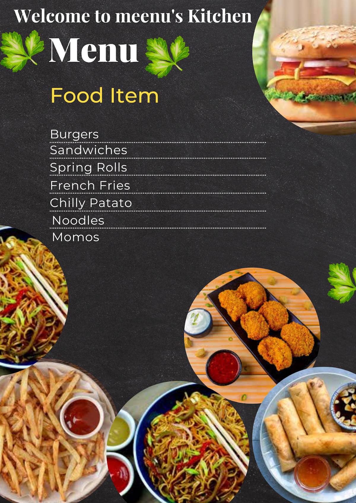 Menu at Meenu's Kitchen (Quality, Quantity & Affordable), Ghaziabad