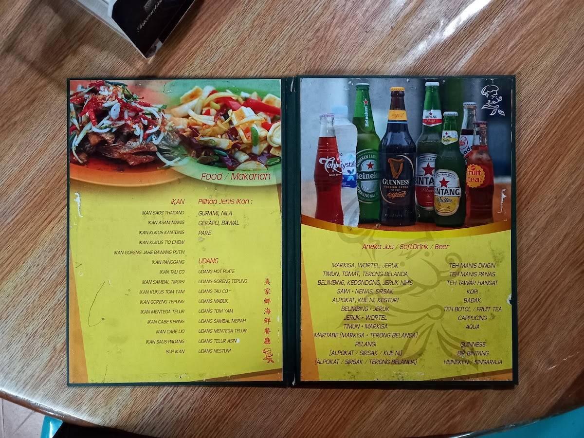 Menu at MegaSeafood 333 restaurant, Pematangsiantar