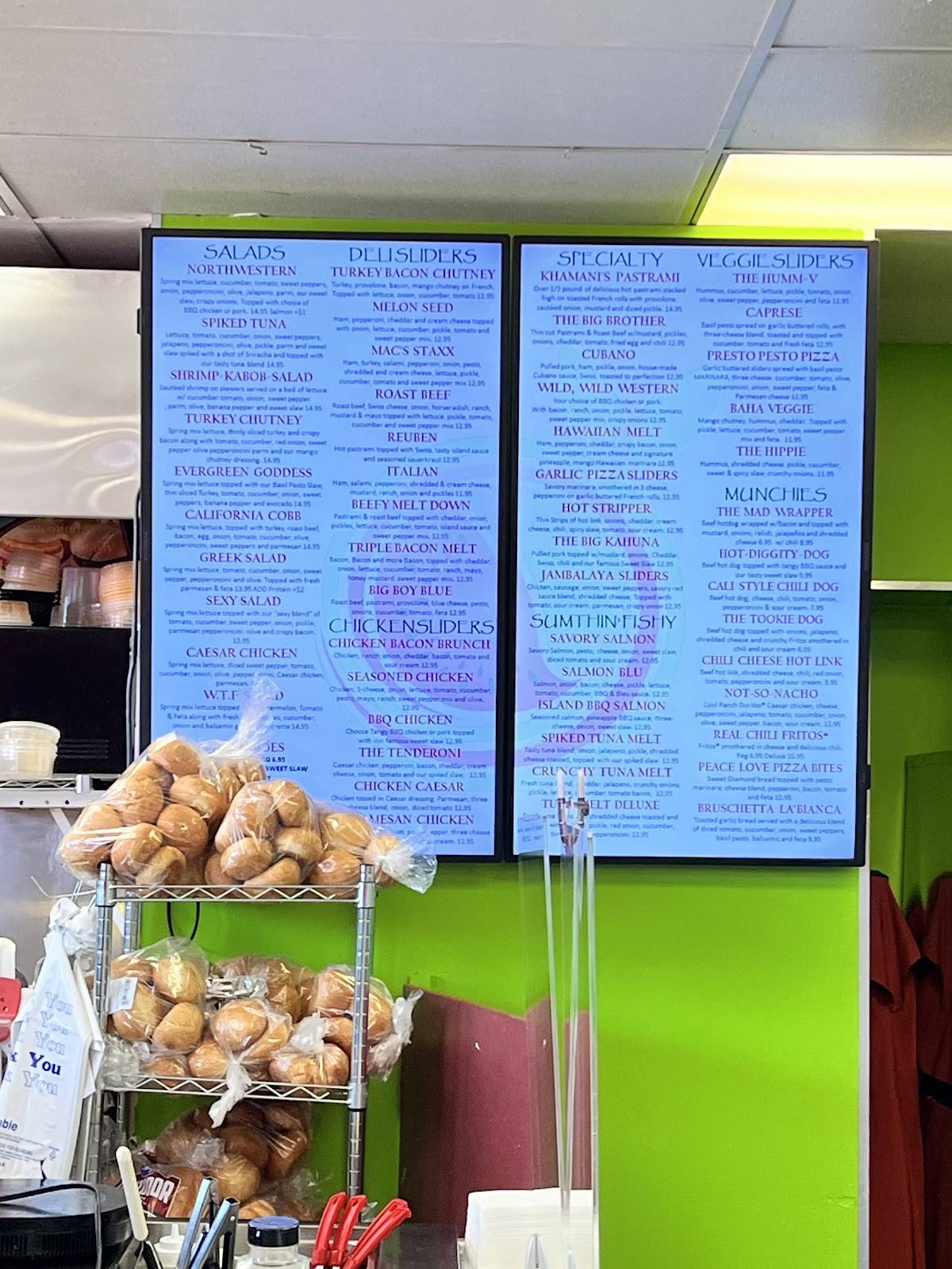 Menu at Melon Seed Deli & Frozen Yogurt fast food, Tacoma
