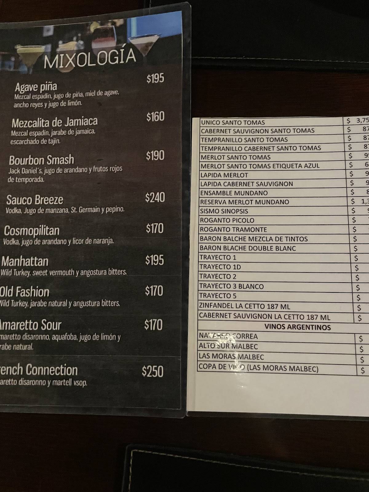 Menu at Baires Parrilla Argentina, Mexicali, Calz. Justo Sierra 1221