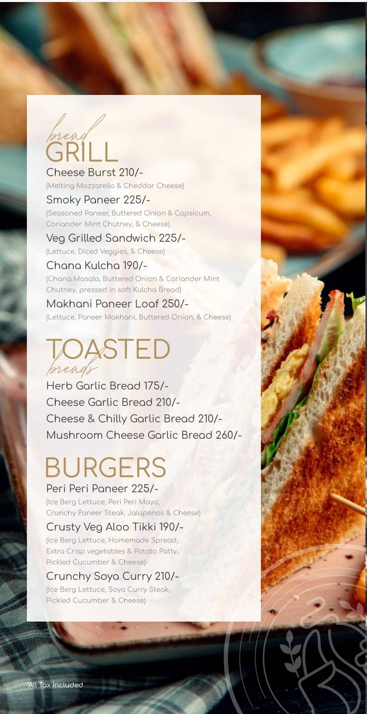 Menu at Mg Cafe, Murthal