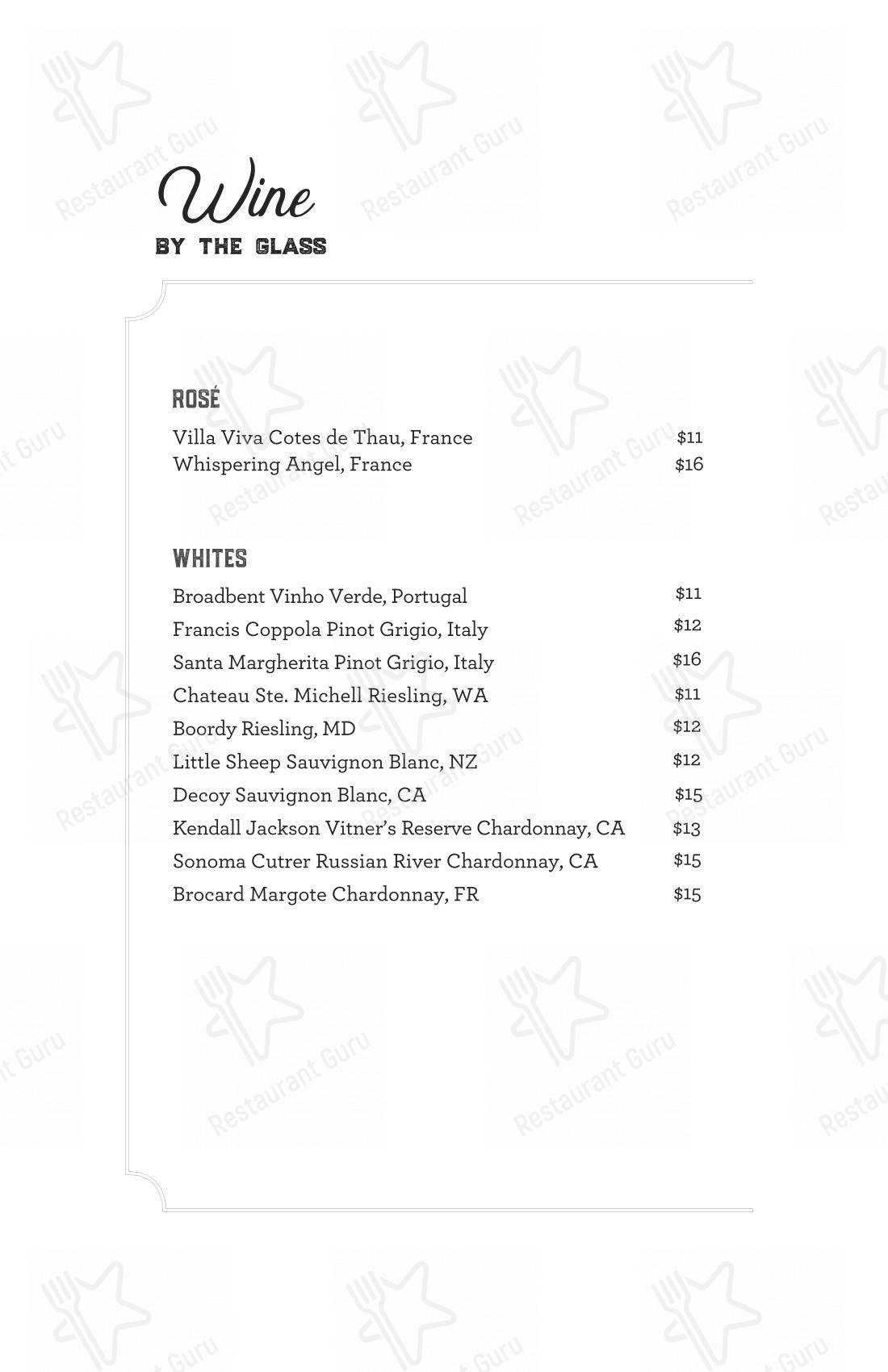 Menu at Michael's Cafe White Marsh-Middle River, Middle River
