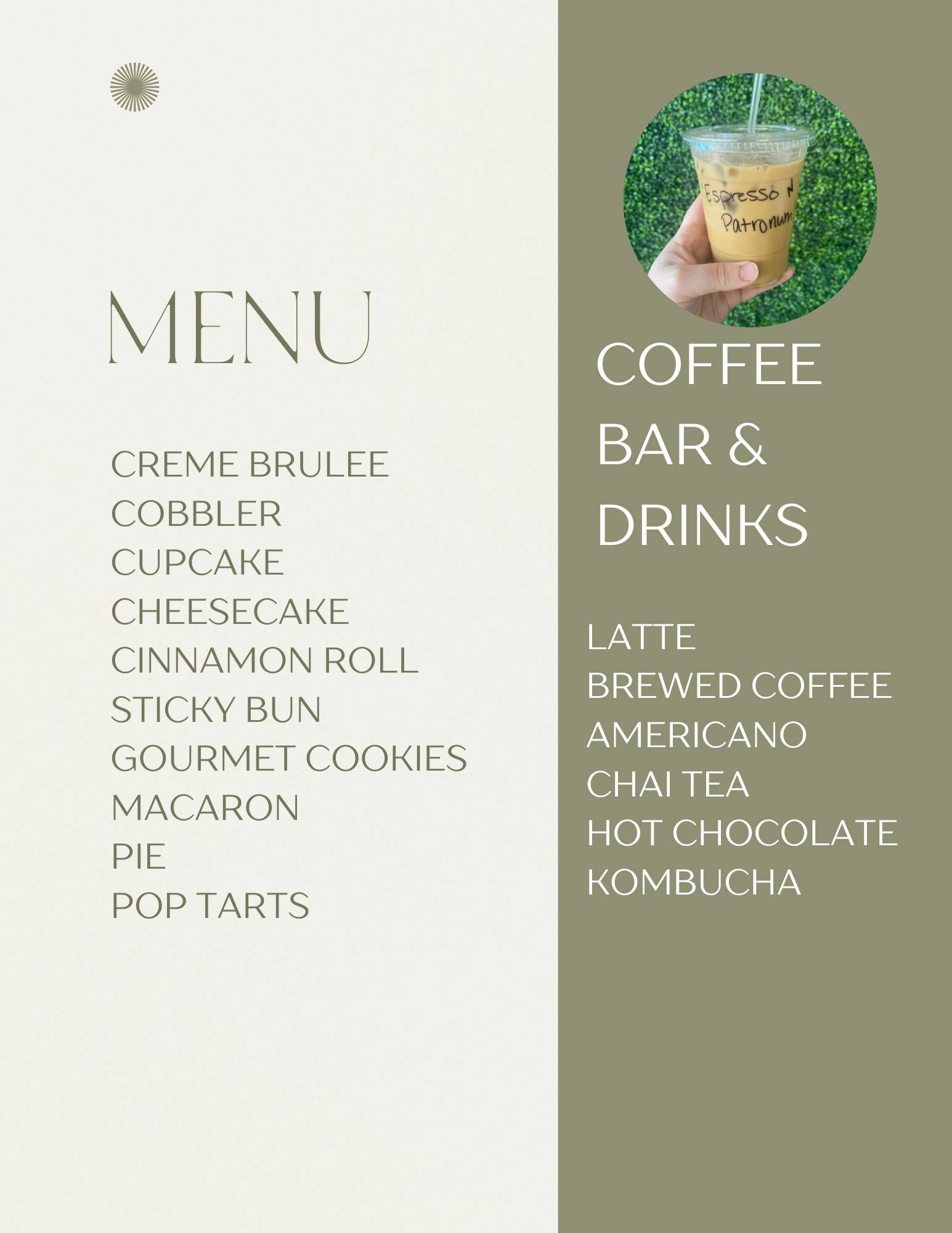 Menu at Michelle's Mad Batter, Mitchell