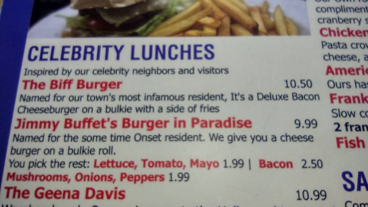 Menu at Mill Pond Diner restaurant, Wareham