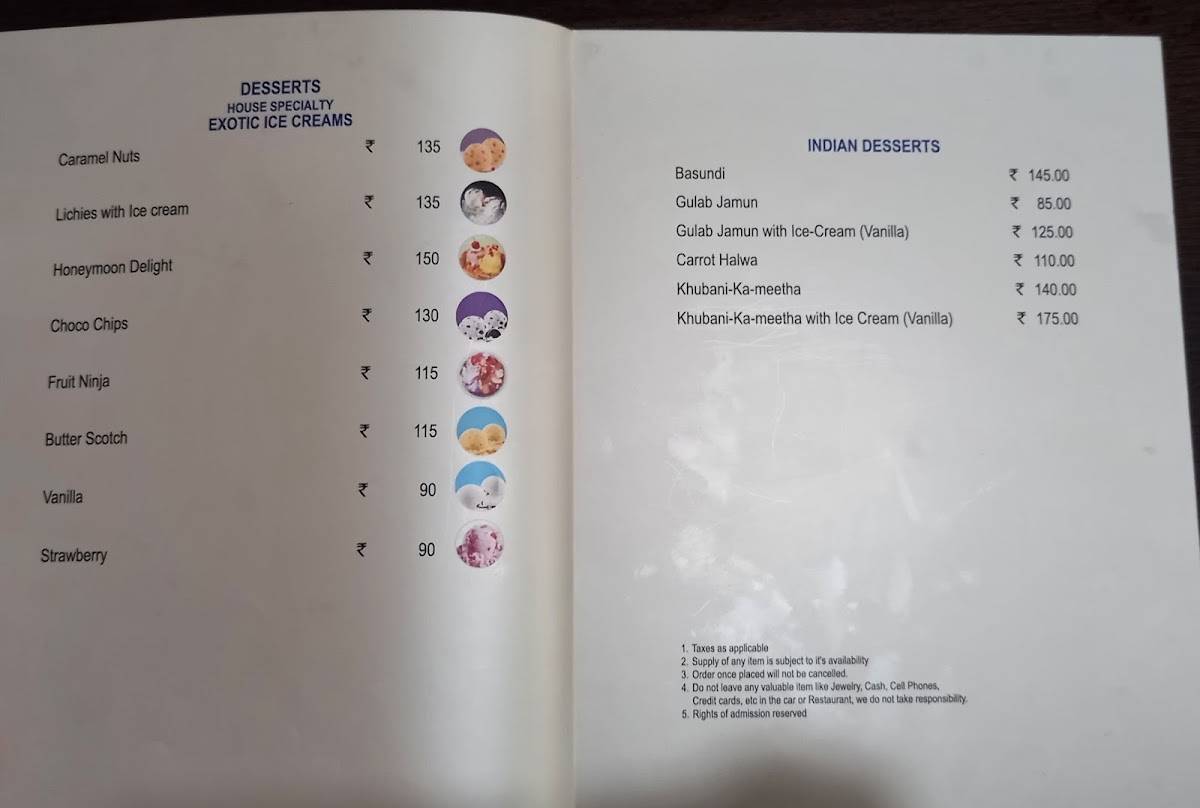 Menu at Minerva Coffee Shop, Hyderabad, 3-6-199/1