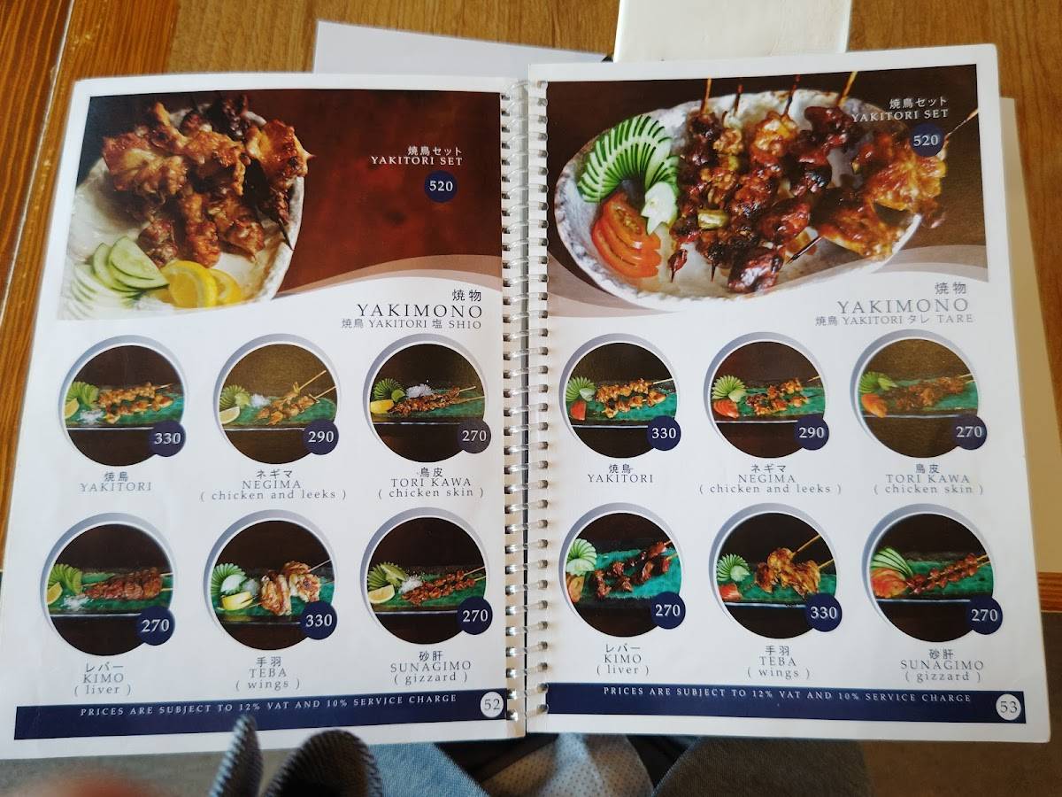 Menu at Miyazaki Japanese Restaurant, Muntinlupa, C2FG+CQF