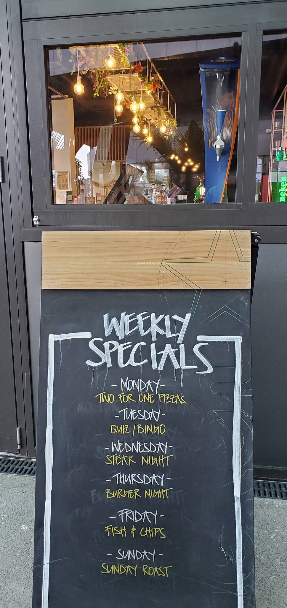 Menu at Closed pub & bar, Auckland