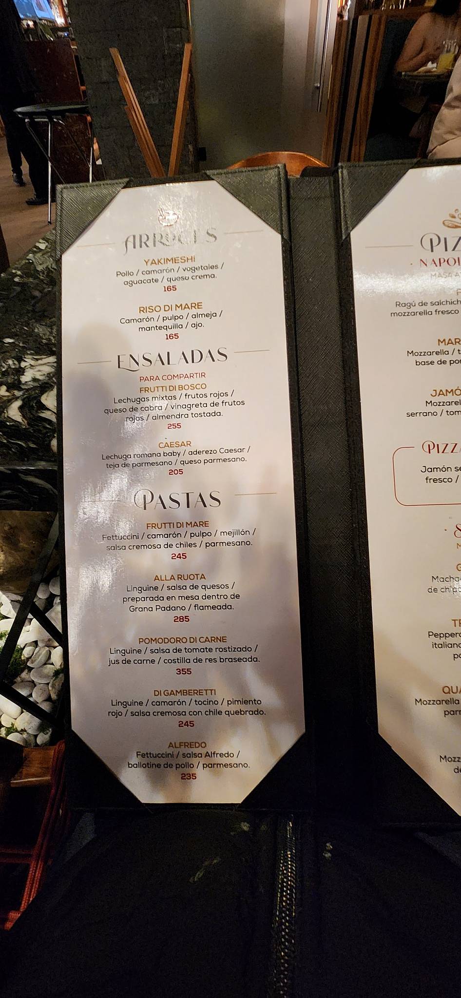 Menu at Moma Sushi + Pizza restaurant, Tijuana, Blvd. Agua Caliente 10223