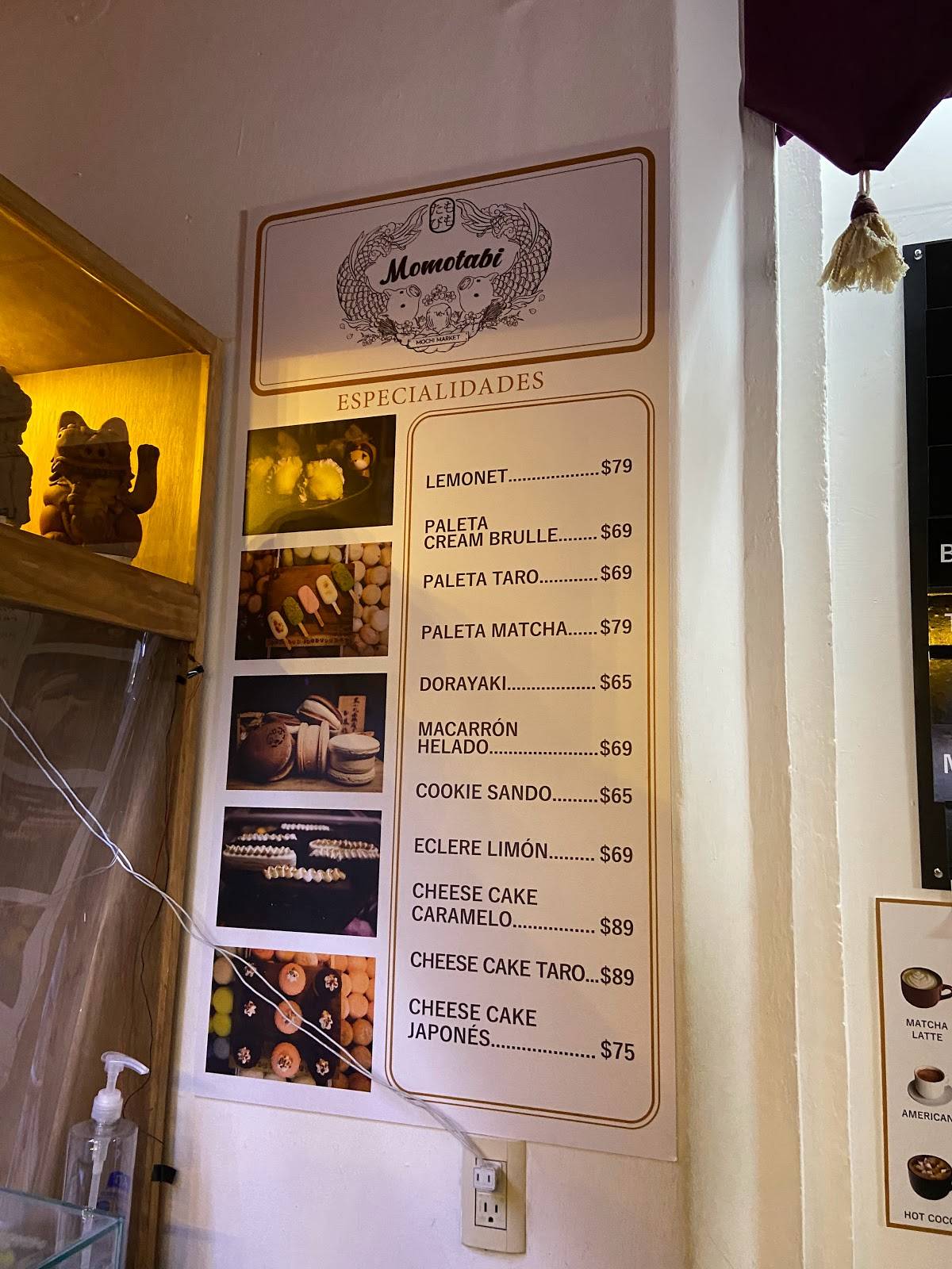 Carta del restaurante Momotabi Mochi Market, Guadalajara, Av. Ignacio L ...