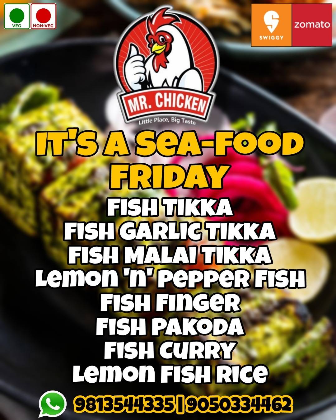 Menu at MR. CHICK'N - Little Place, Big Taste!!, Kurukshetra