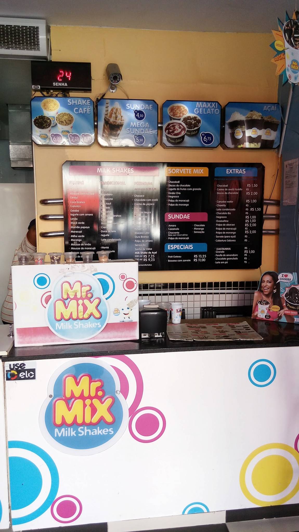 Menu at Mr. Mix Milk Shake Tutóia, Salvador