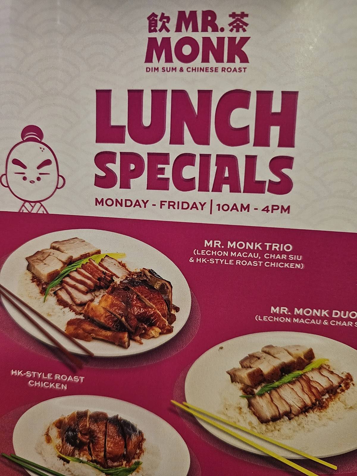Carta del restaurante Mr. Monk Dim Sum & Chinese Roast (Shangri-La ...