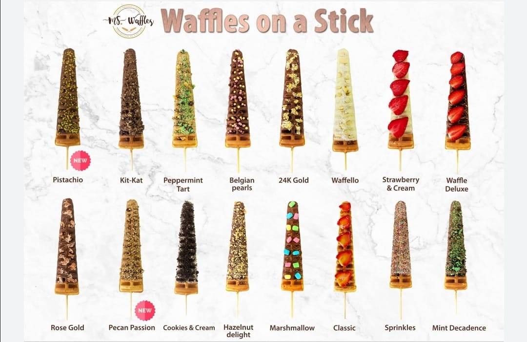 Menu at Ms.Waffles Private Event Durban restaurant, Durban