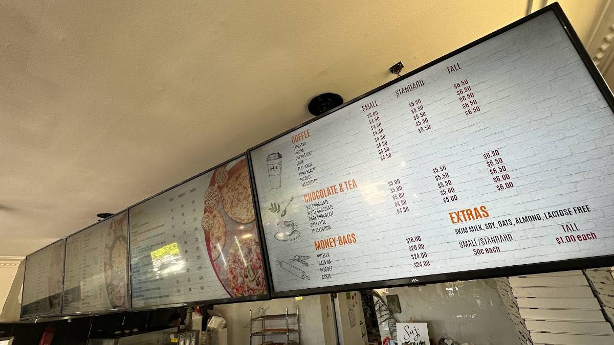 Menu at Lebanese Mt Lewis Pizzeria, Mount Lewis