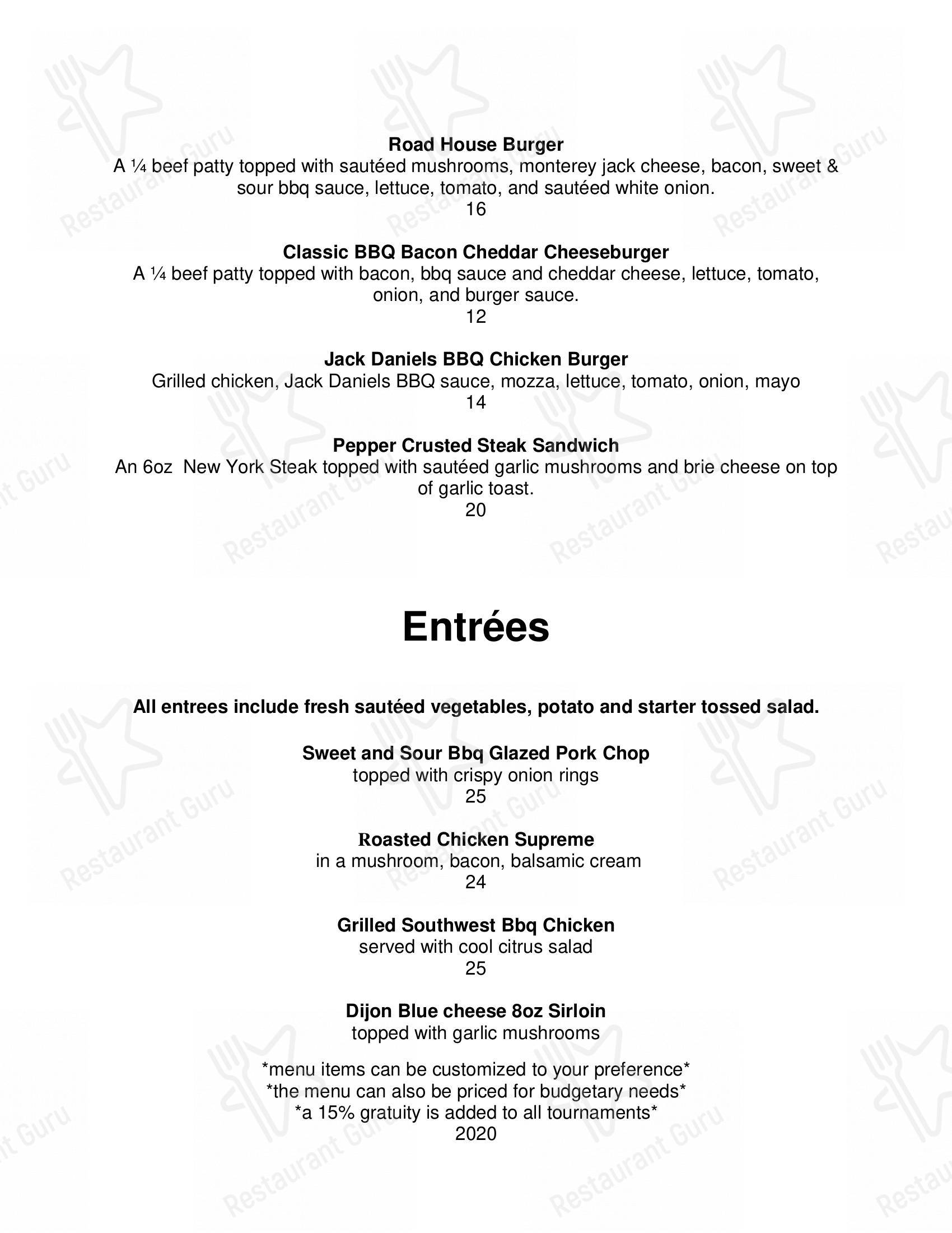 Menu at Mulligan's Restaurant & Lounge, Winkler