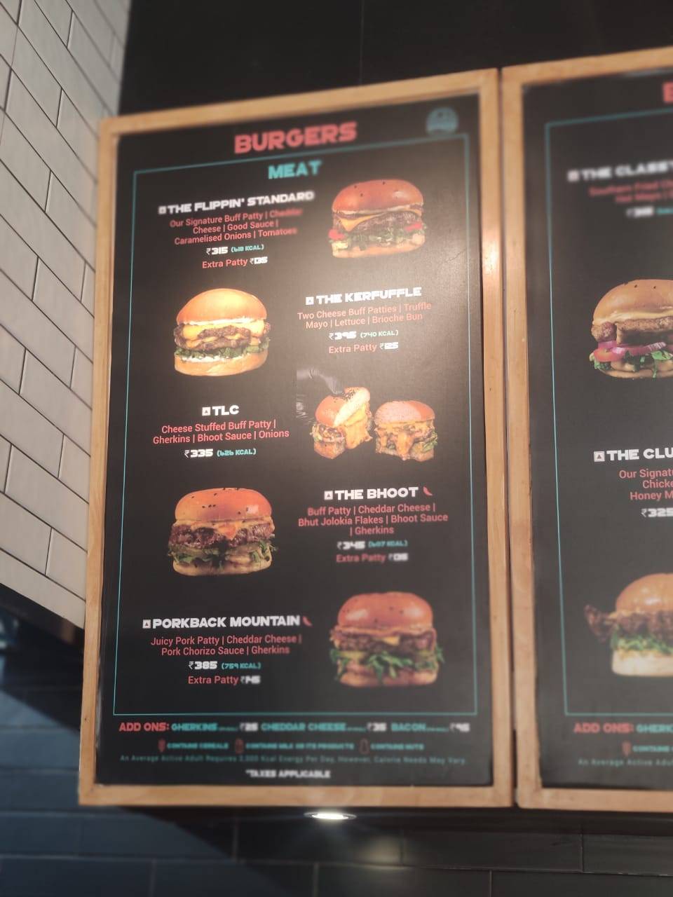 Menu at GOOD FLIPPIN' BURGERS, Mumbai, Gr flr