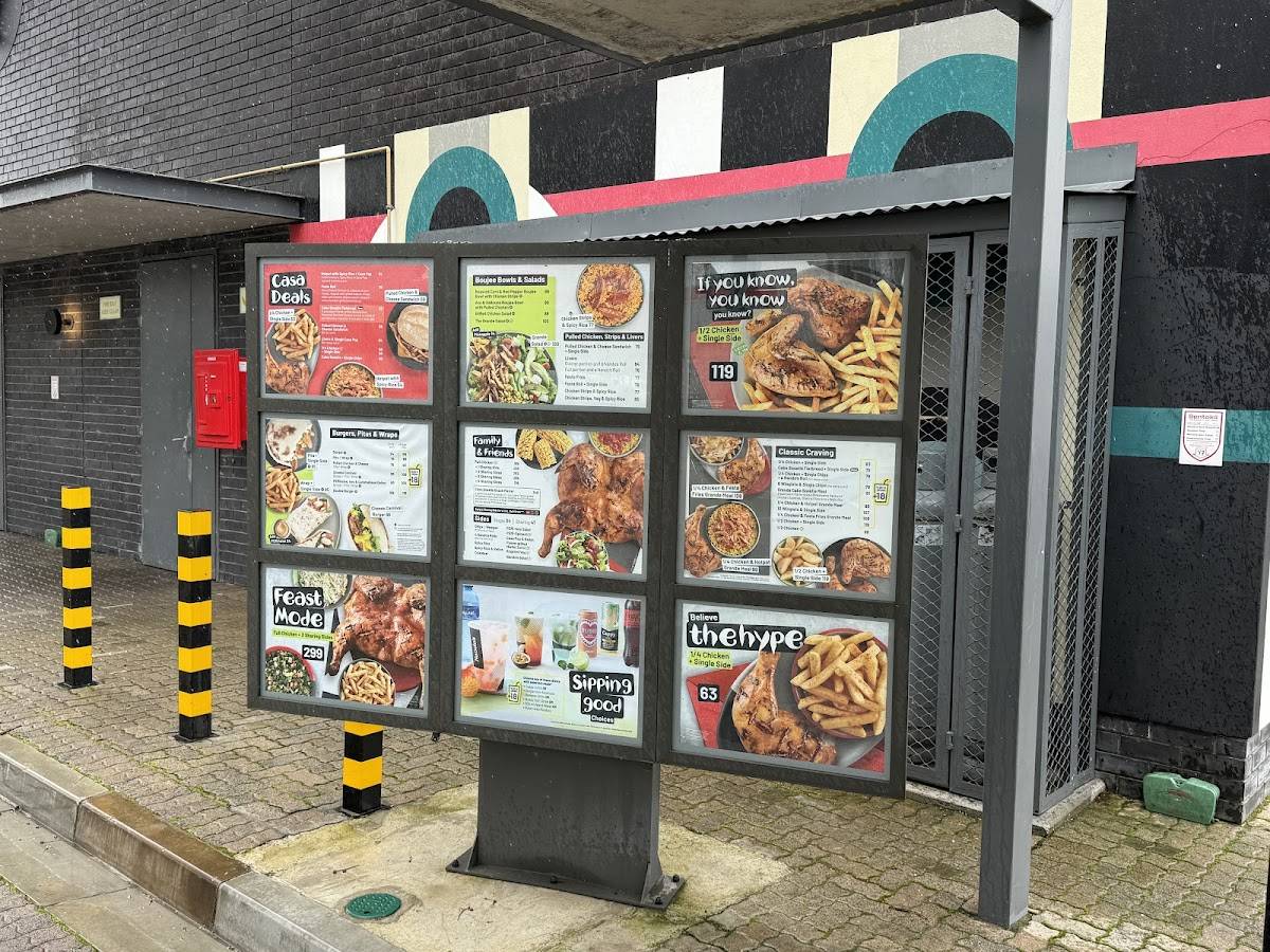 Carta del restaurante Nando's Paarl Drive Thru, Paarl