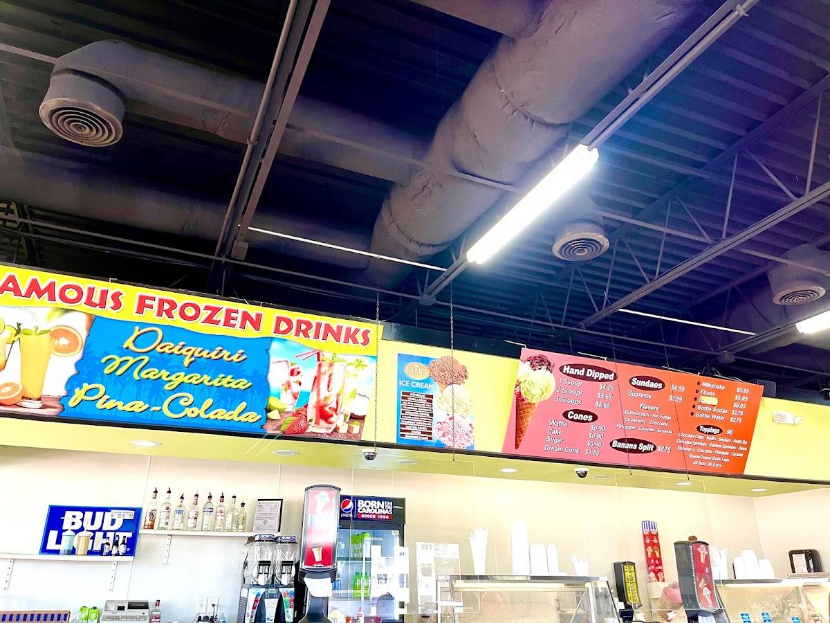 Menu at Nathan's Famous Hot Dogs & Scoops Ice Cream restaurant, Myrtle ...