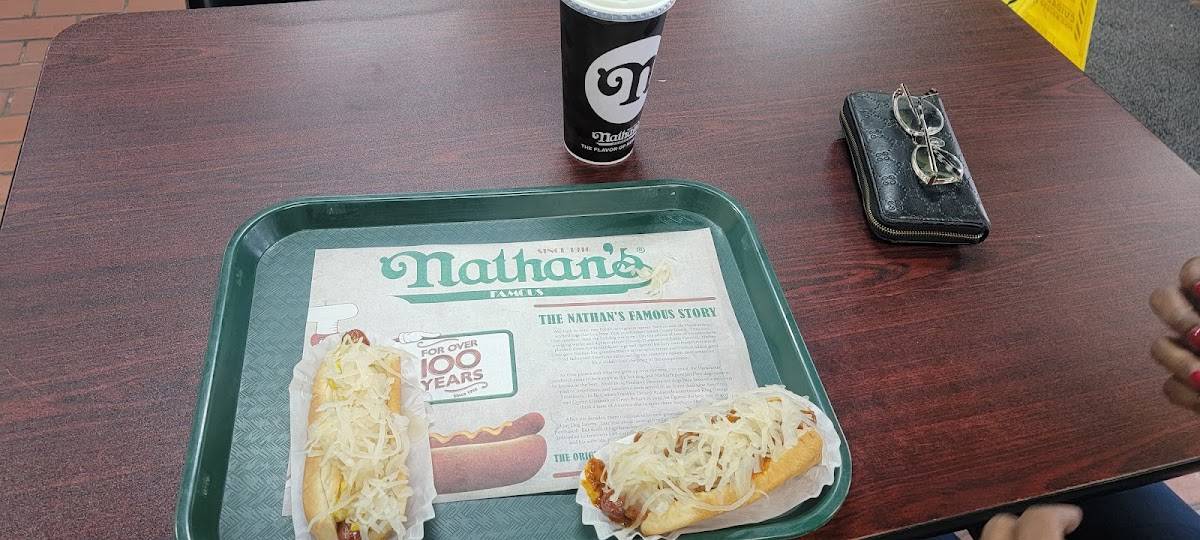 Menu at Nathan's Famous Hot Dogs & Scoops Ice Cream restaurant, Myrtle ...