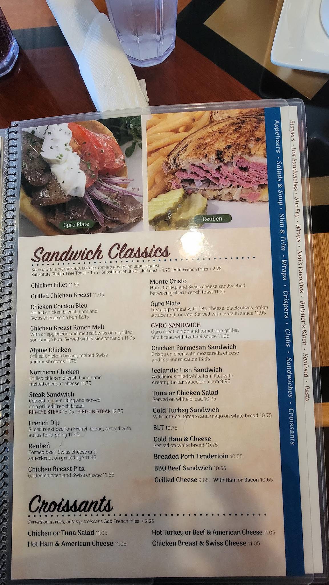Menu at Neli's Restaurant, South Beloit
