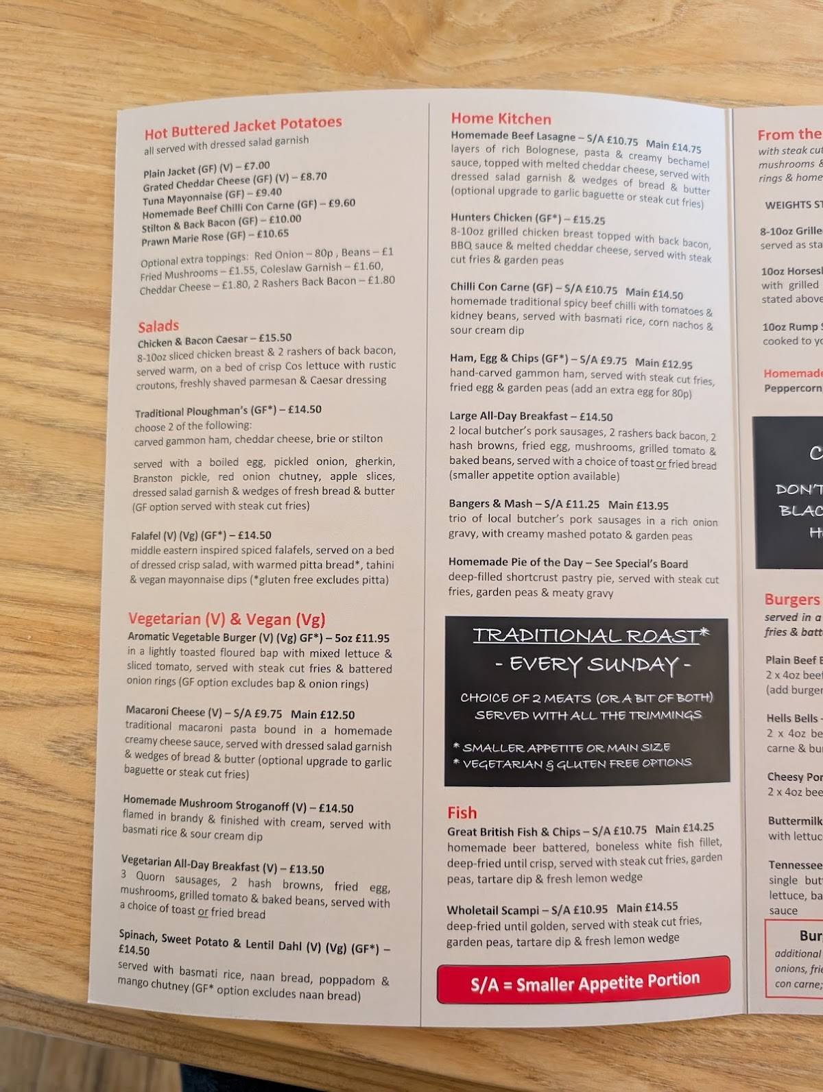 Menu at The Eight Bells pub & bar, Newport
