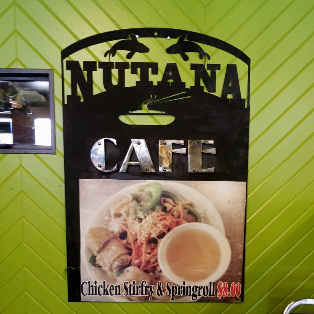 Menu at Nutana Cafe, Saskatoon