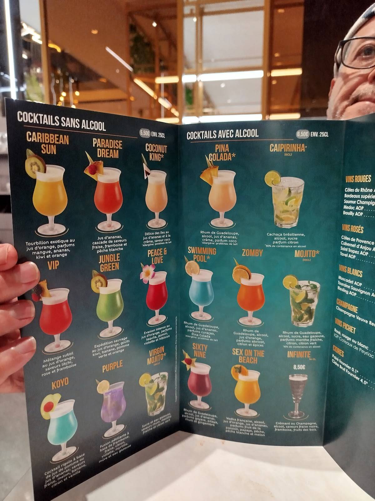 Menu au O‘Ciel BUFFET restaurant, Mayenne