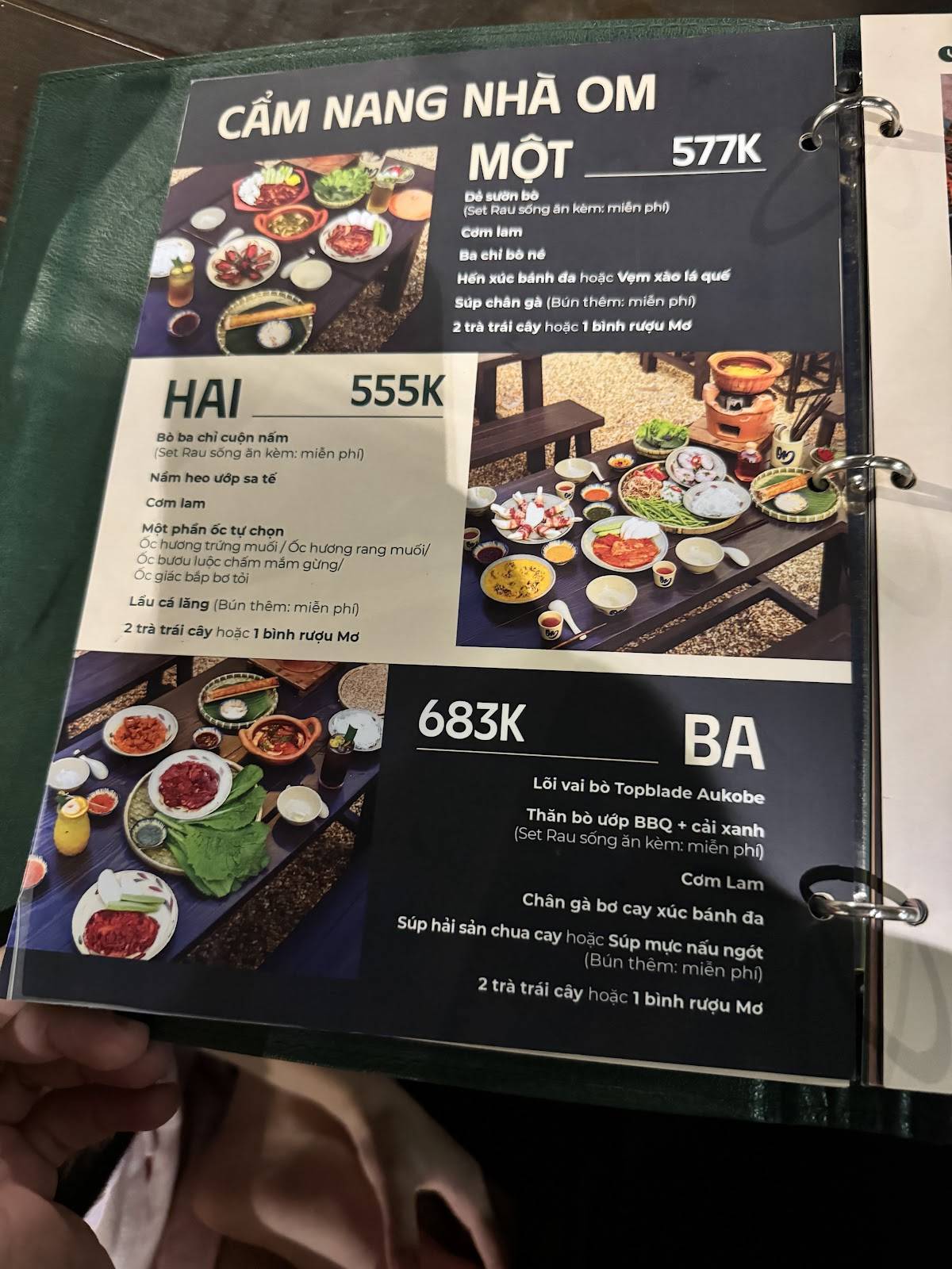 Menu at OM Nướng - Sư Vạn Hạnh restaurant, Ho Chi Minh City
