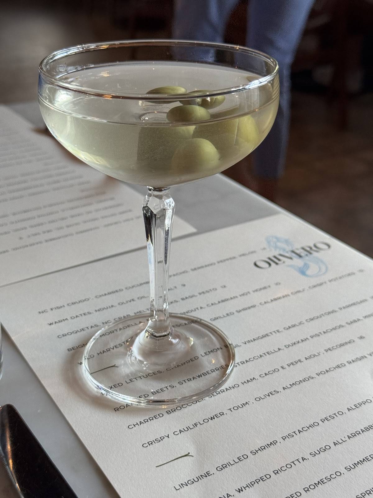 Menu at Olivero pub & bar, Wilmington