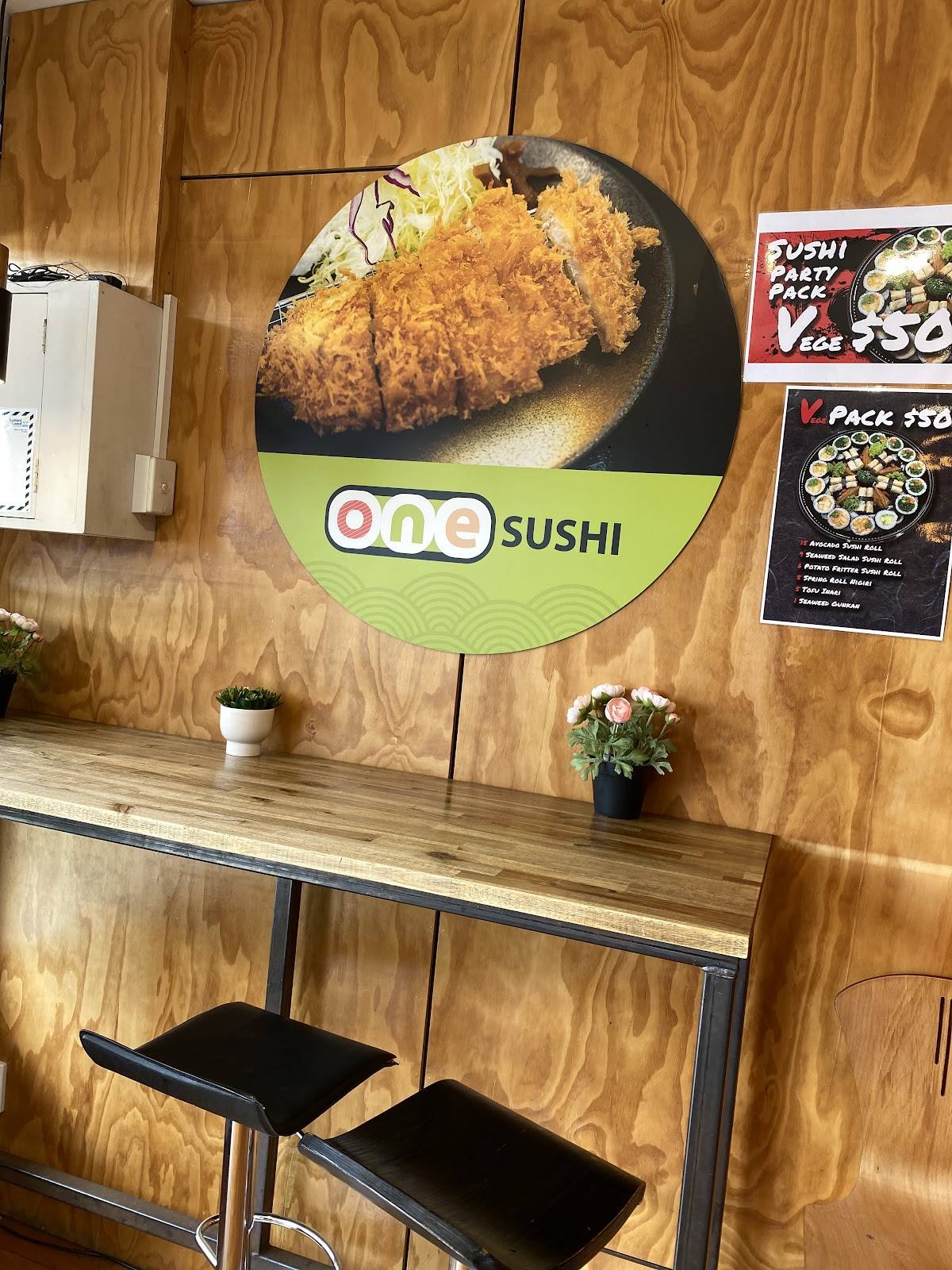 Menu at One Sushi Epsom cafe, Auckland