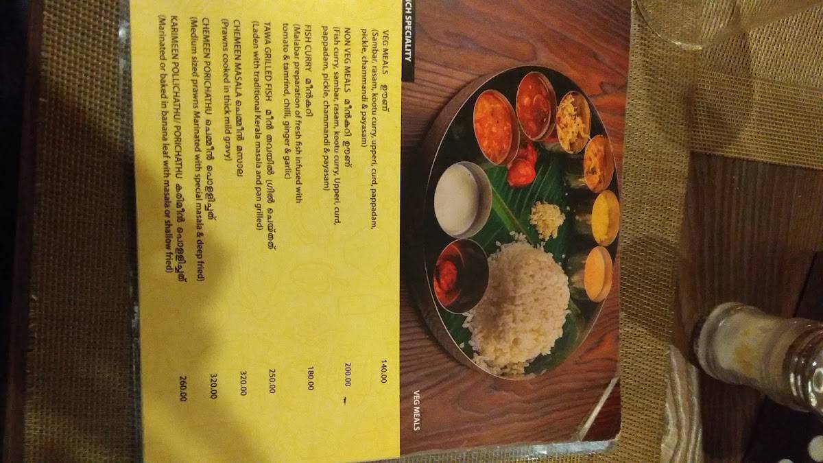 Menu at Open Flame Restaurant, Thrissur