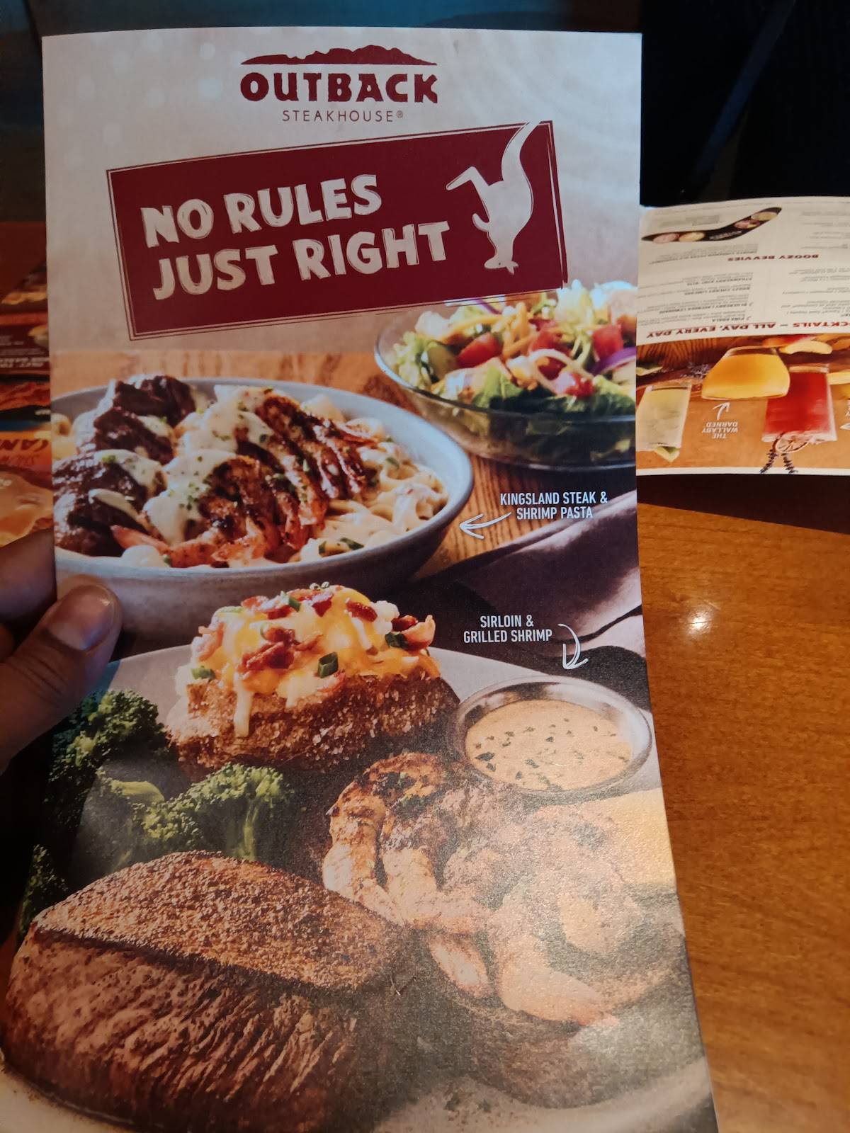 Menu at Outback Steakhouse, Livonia, Middlebelt Rd