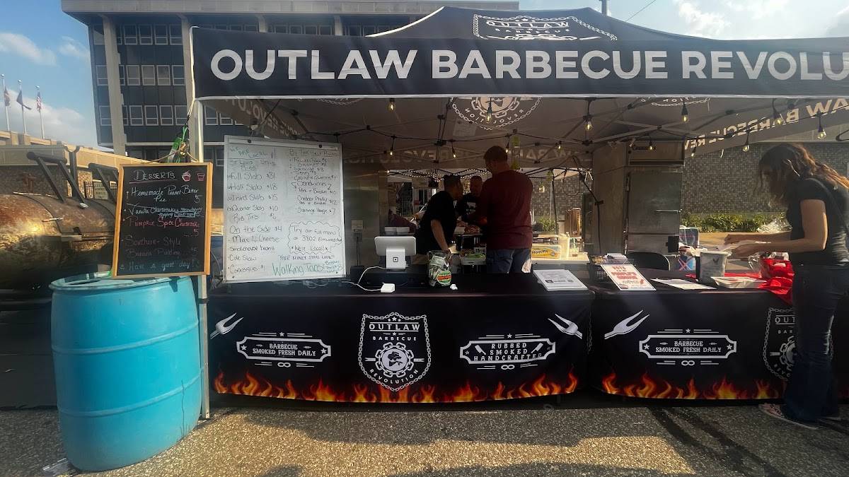 Menu at Outlaw Barbecue Revolution, Erie