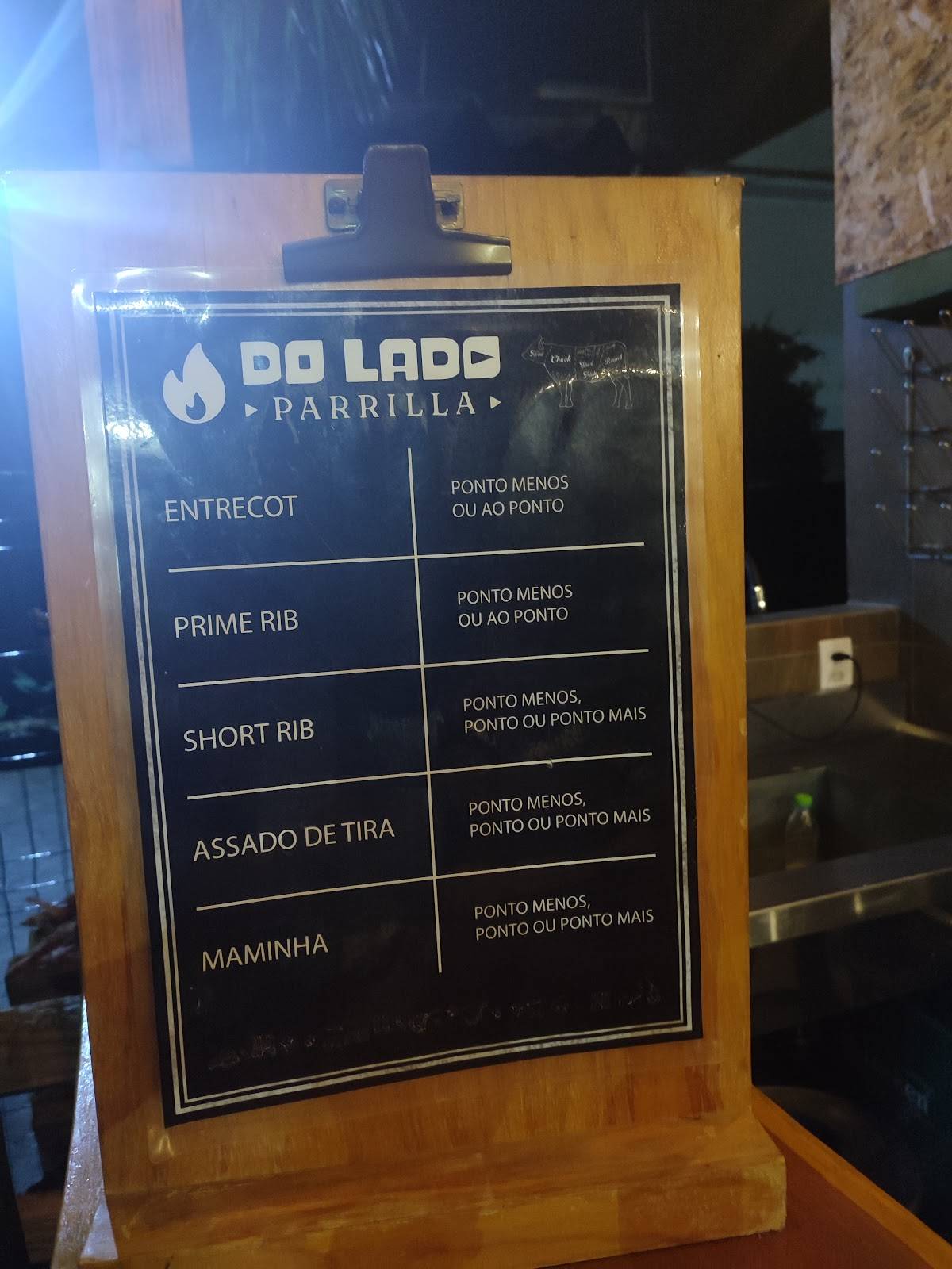 Menu em PARRILLA DO LADO restaurante, Florianópolis