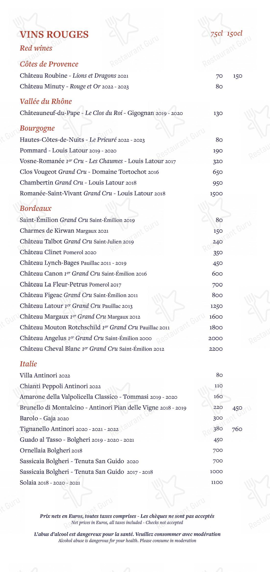 Menu at Panda restaurant, Stokesley