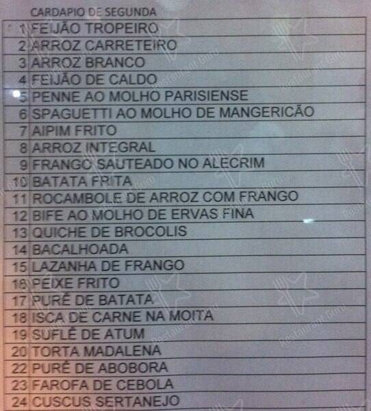 Menu em Panelinha, Salvador