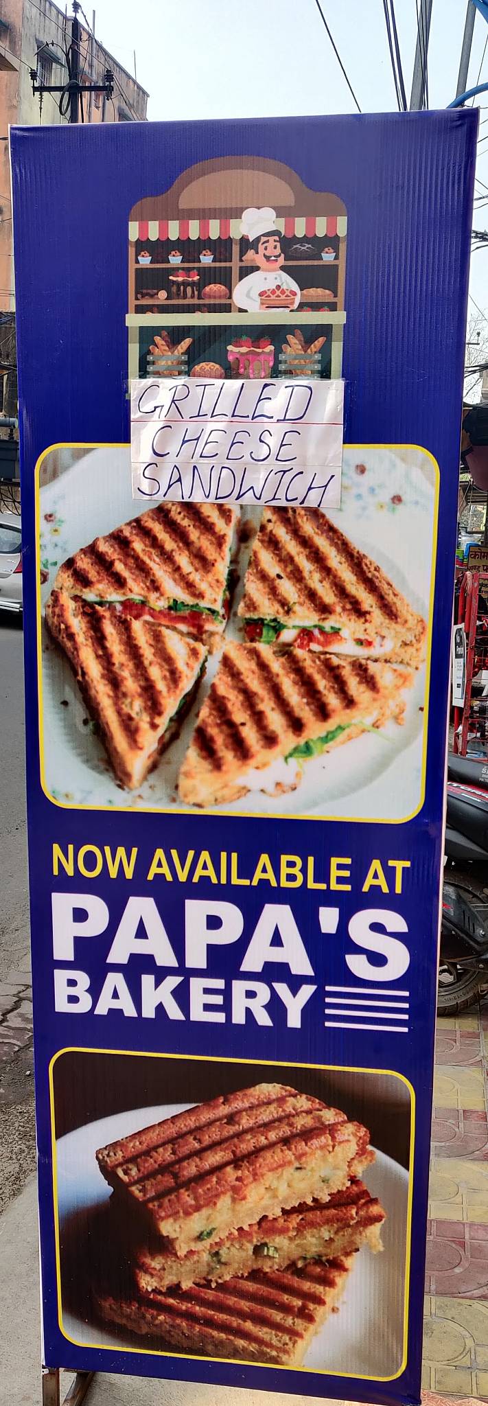 Menu at Papa's Bakery, Dhanbad