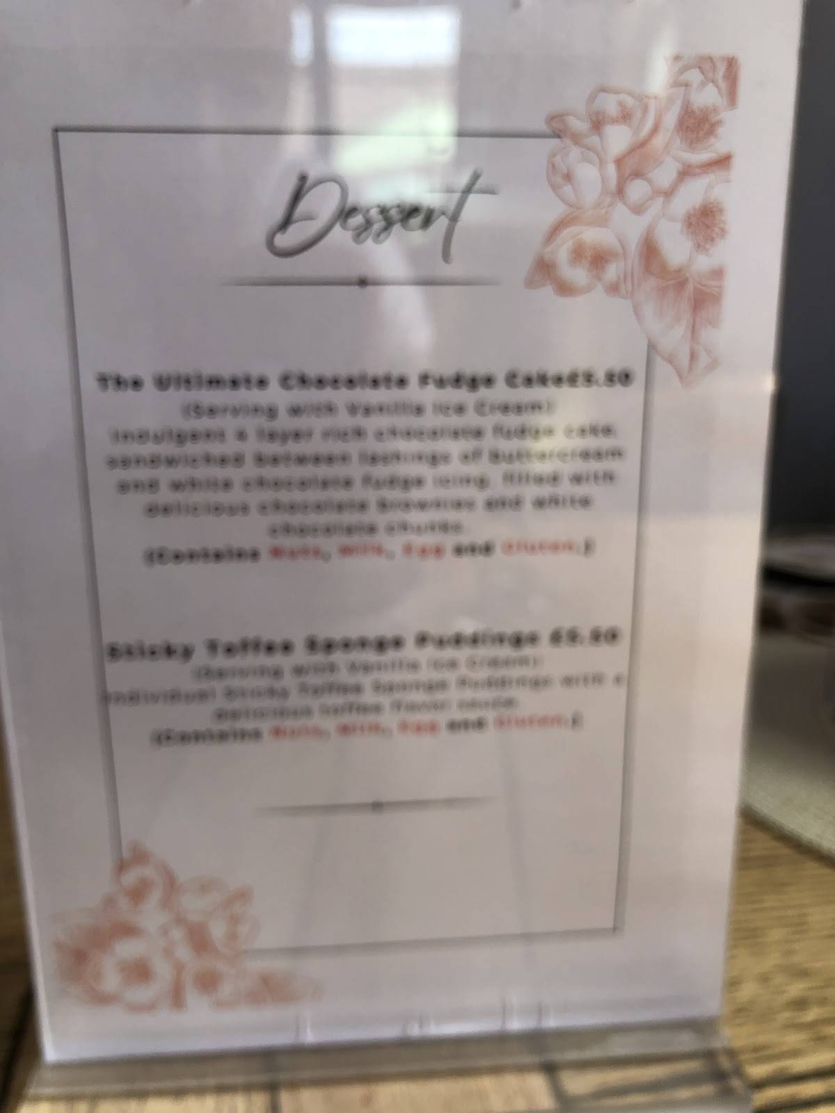 Menu at Pattaya Kitchen at The Shed pub & bar, Lode