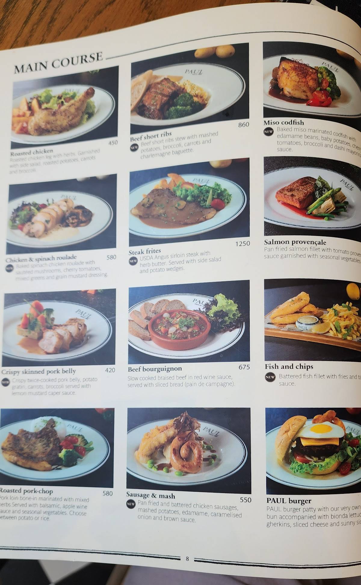 Menu at PAUL Boulangerie et Patisserie cafe, Taguig, G/F Bench Tower