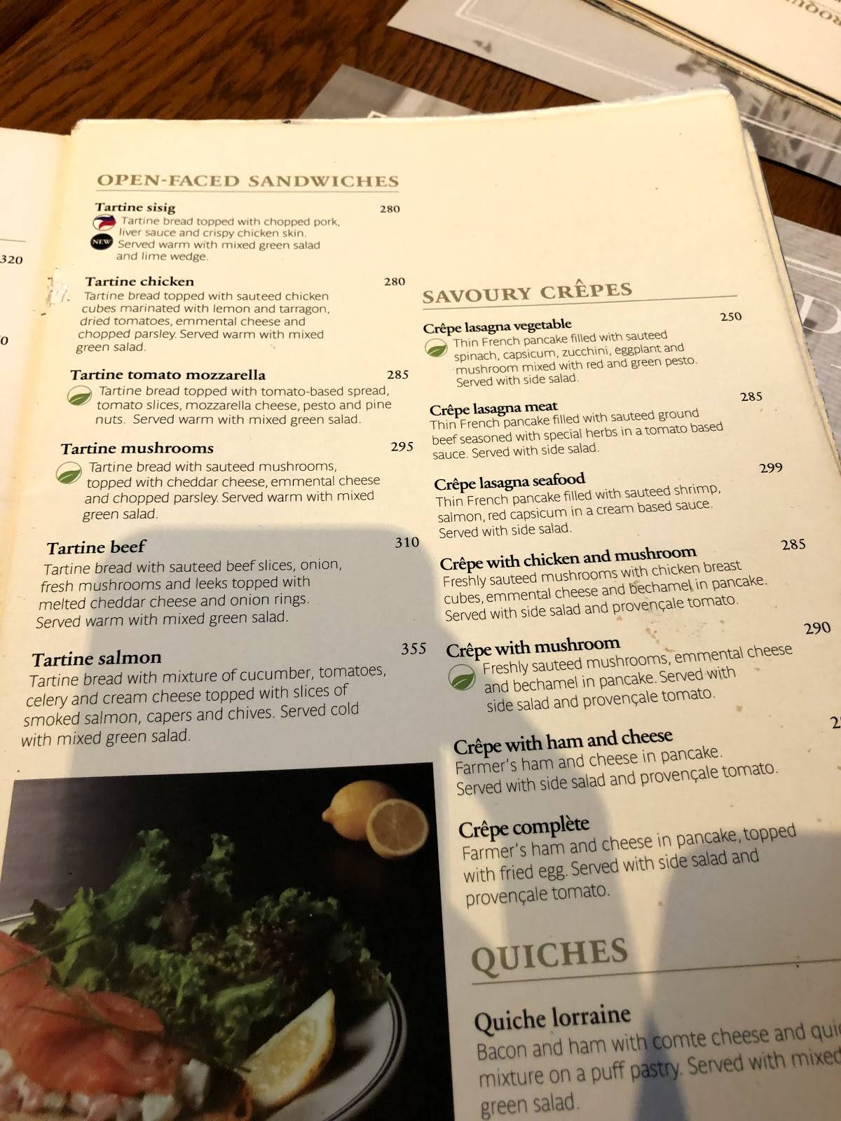 Menu at PAUL Boulangerie et Patisserie cafe, Taguig, G/F Bench Tower
