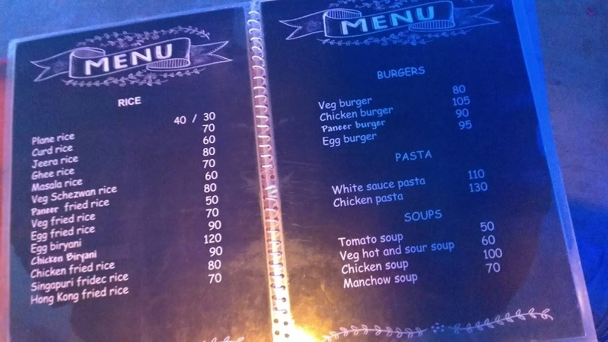 Menu at Peace Cafe Dharwad, Dharwad, SH1